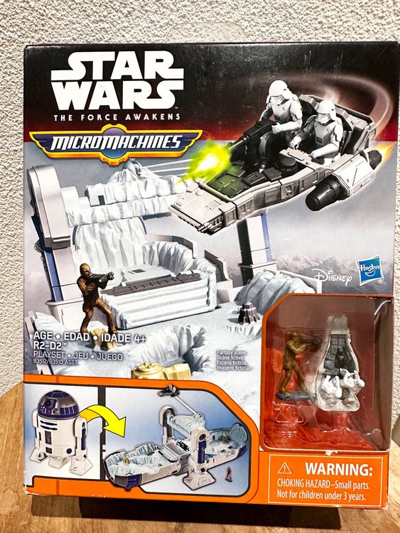 Neu R2-D2 MICRO MACHINES STAR WARS spielset disney hasbro (Neu und ...