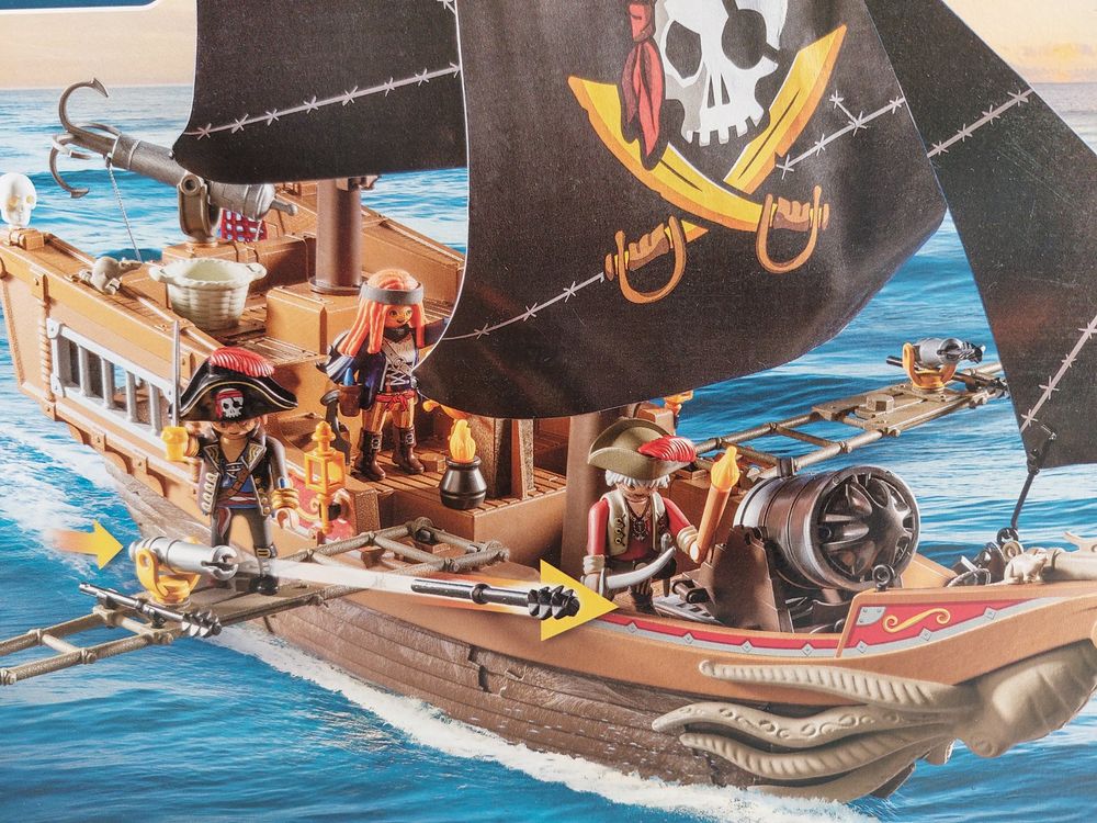 Schne Playmobil Piratenschiff Gro Fotos