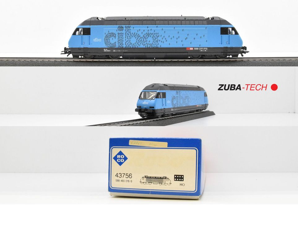 Roco 43756 E-Lok Re 460 Ciba SBB H0 GS mit OVP | Comprare su Ricardo