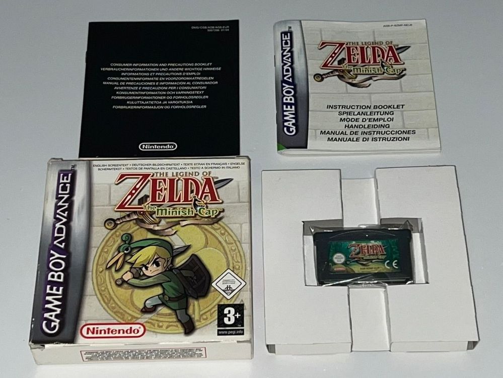 GBA Spiel - The Legend of Zelda: The Minish Cap (OVP) (Gebraucht) in ...