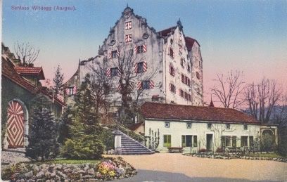 Schloss WILDEGG (Aarg.) Alte Farbkarte. (Gebraucht) in Schlieren für ...