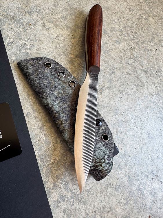 Bushcraft-Messer aus Feile – Swiss Made Unikat F-11 (Neu (gemäss ...