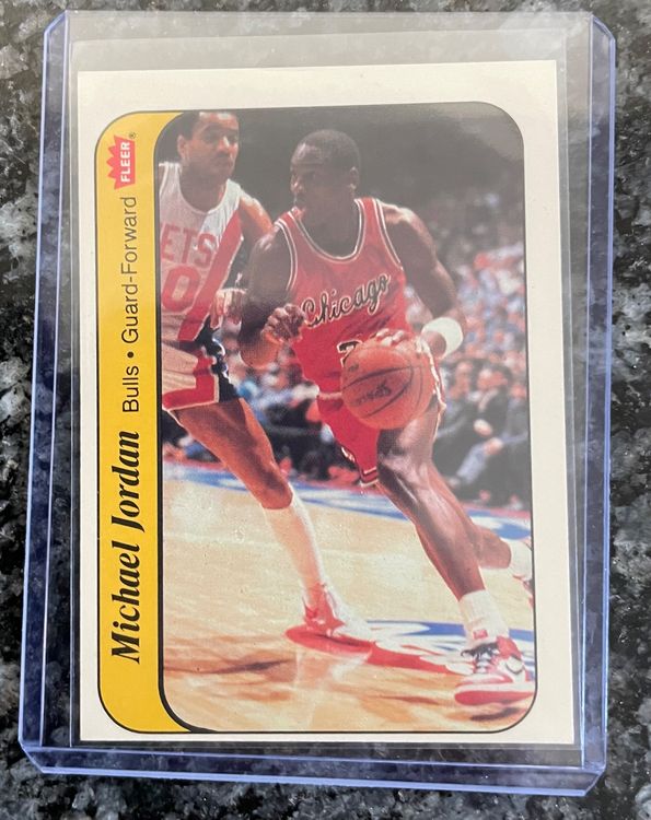 NBA Michael Jordan 86/87 Fleer Rookie Sticker!! (Gebraucht) in Muttenz ...