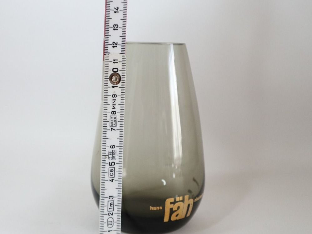 80's Vase Glashalle Hans Fäh Rapperswil 70's Mundgeblasen (Gebraucht ...