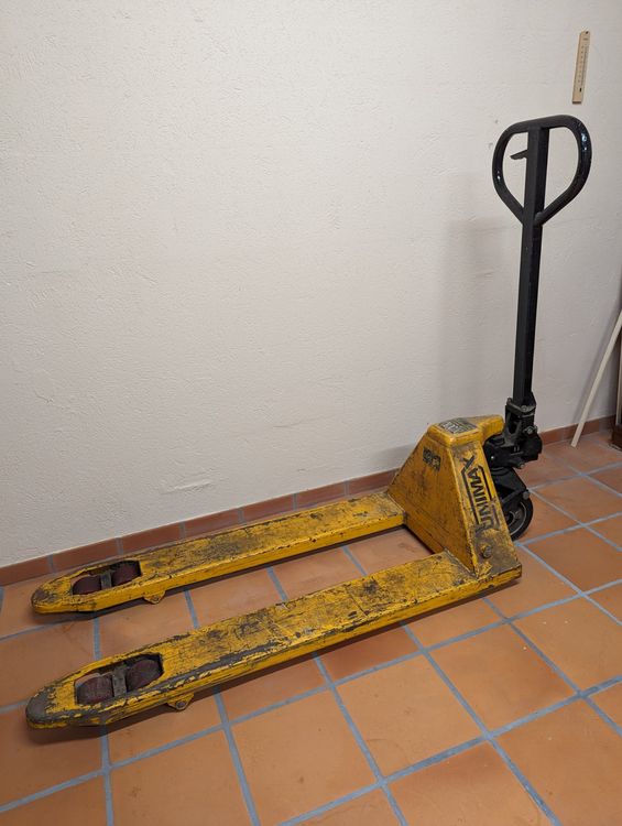 Unimax Palettenrolli, Hand-Hubwagen - Gabellänge 115 cm (Gebraucht) in ...