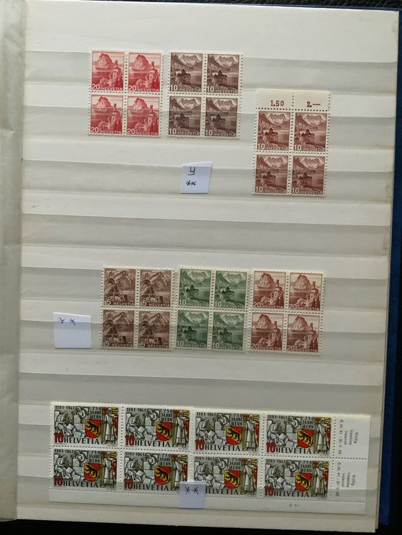 Briefmarken Schweiz ** (Neu (gemäss Beschreibung)) in Binningen für CHF 2.1 – mit Lieferung auf ...