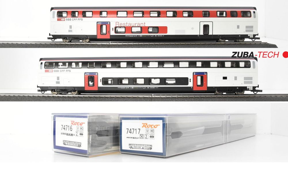Roco 2x Doppelstockwagen IC2020 SBB H0 GS mit OVP (Gebraucht) in St. Gallen für CHF 143 – mit ...