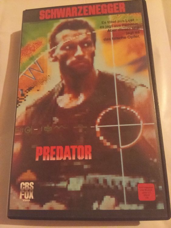 Predator (USA 1987) mit A.Schwarzenegger CBS FOX VHS 1515 | Kaufen auf ...
