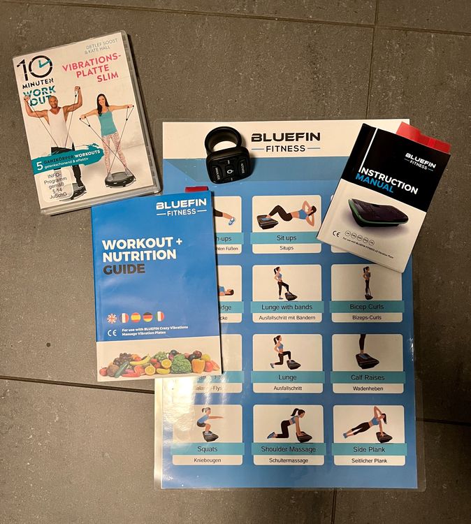 Bluefin Fitness Vibrationsplatte 4D (Gebraucht) in Binningen für CHF 9 – nur Abholung auf ...