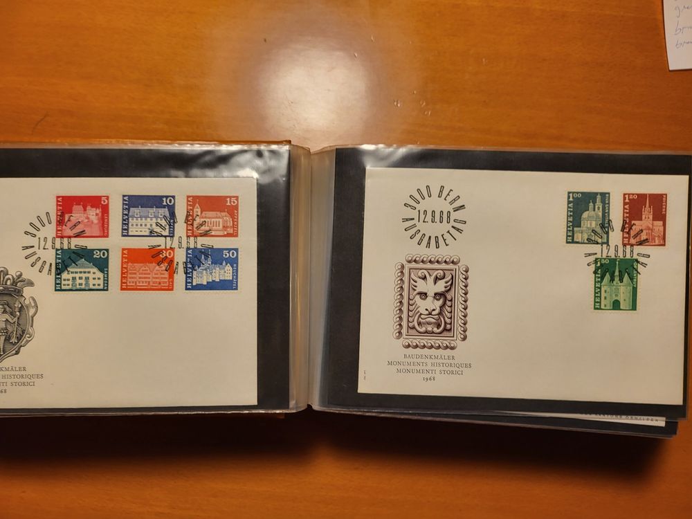 Schönes Album mit 94 FDC / Sonderbriefe Schweiz (Gebraucht) in Murgenthal für CHF 5 – mit ...