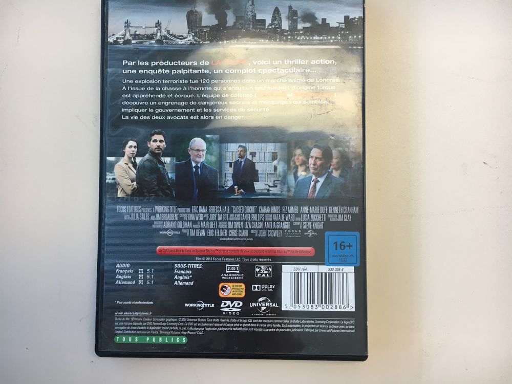 DVD „CLOSED CIRCUIT“ (Gebraucht) in Siegershausen für CHF 1 – mit ...