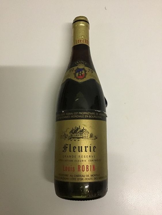 LOUIS ROBIN Fleurie Grande Reserve,1979 (Neu (gemäss Beschreibung)) in ...