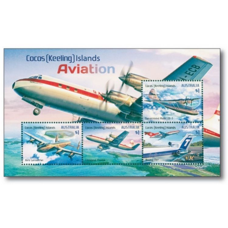 Flugzeuge Block Kokos Inseln postfrisch | Kaufen auf Ricardo