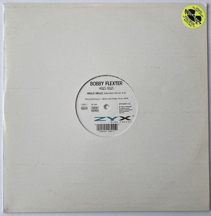 Bobby Flexter, Hells Bells (Trance) (Gebraucht) in Flums für CHF 1 – mit Lieferung auf Ricardo ...