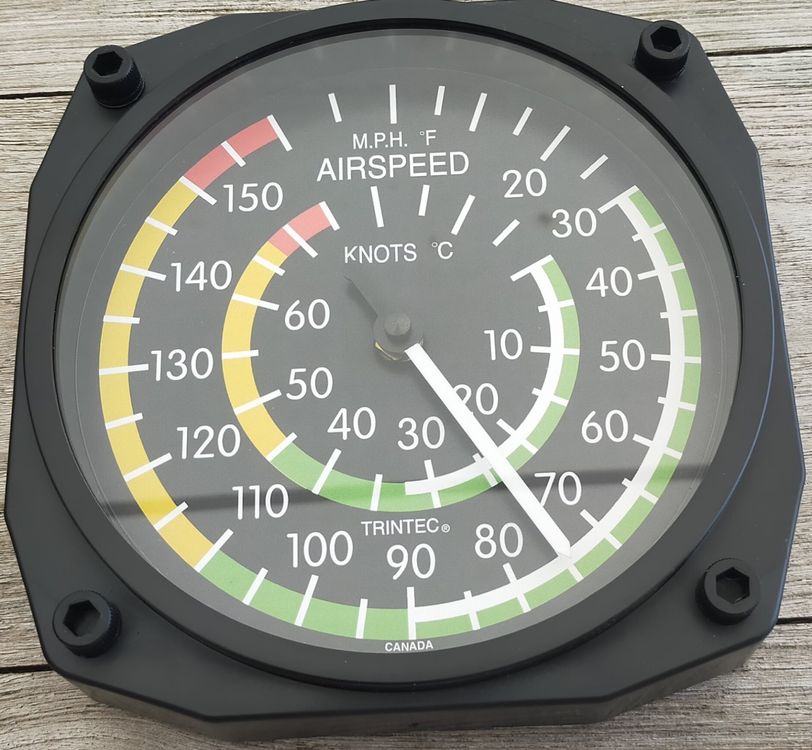 Cockpit-Style Temperatur-Messer in Form Airspeed-Meter (Gebraucht) in ...