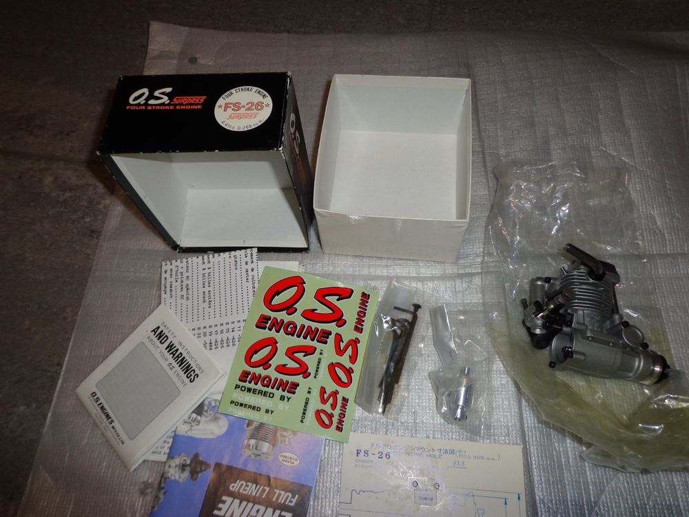 Modellmotor OS FS 26 Surpass (4.41ccm) NEU (Neu und originalverpackt ...