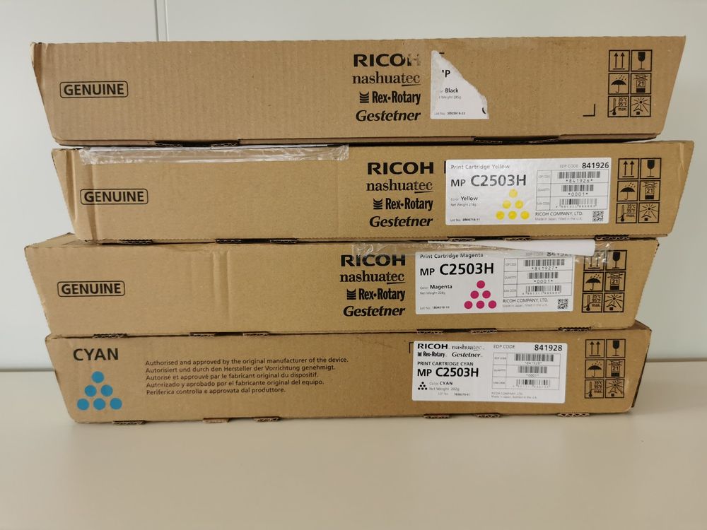Ricoh MP C2503H Toner Set | Kaufen auf Ricardo