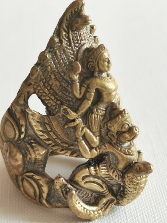 Seltener Narai Zong Krut Amulett Ring aus Thailand. (Gebraucht) in ...