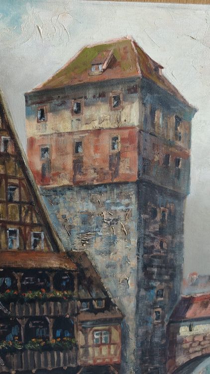 Original Ölgemälde Nürnberg Henkersteg Altstadt (Gebraucht) in ...
