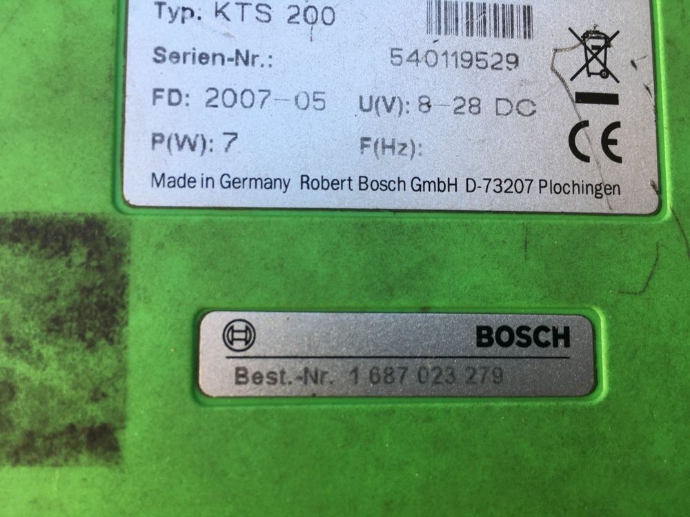Bosch KTS 200 Diagnosegerät (Gebraucht) in Churwalden für CHF 155 – mit ...