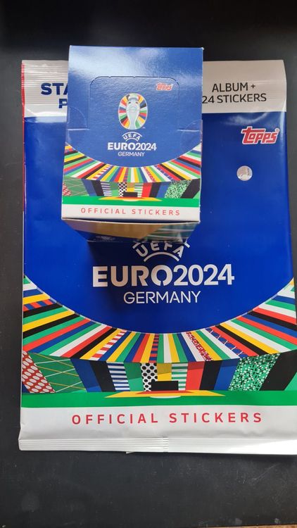 Topps Stickers Euro 2024 Germany Europa (Neu und originalverpackt) in ...