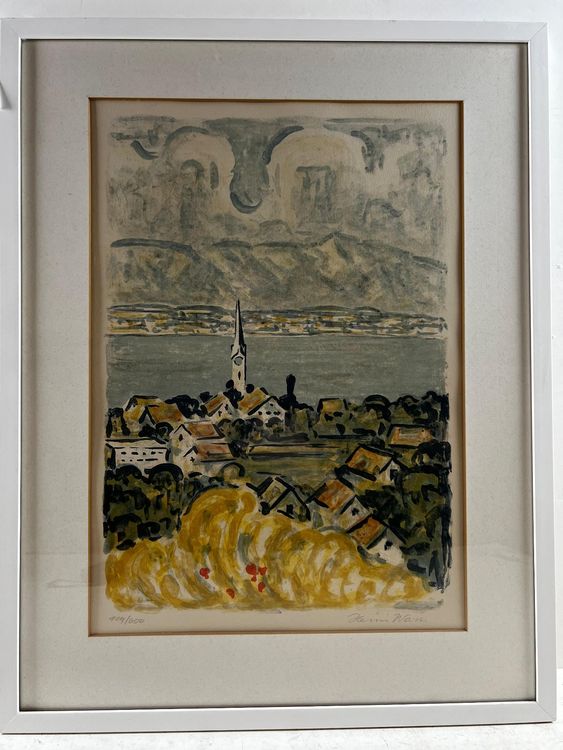 Zollikon am Zürich See von Heini Waser 1913 bis 2008 Handsig (Gebraucht ...