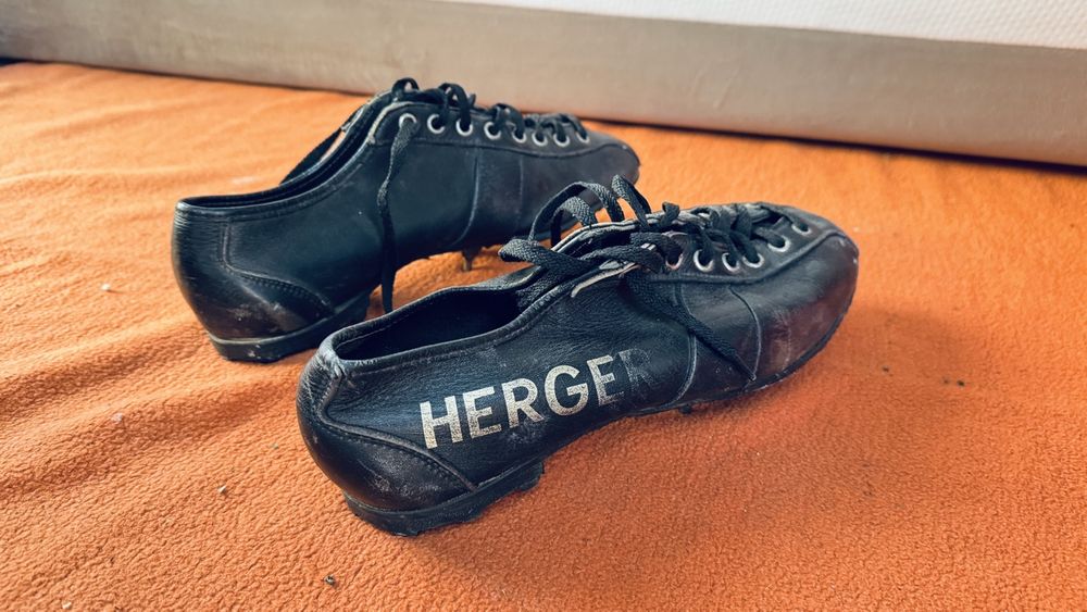 Herger Veloschuhe, Leder, Vintage, Oldtimer, Sammler (Gebraucht) in ...
