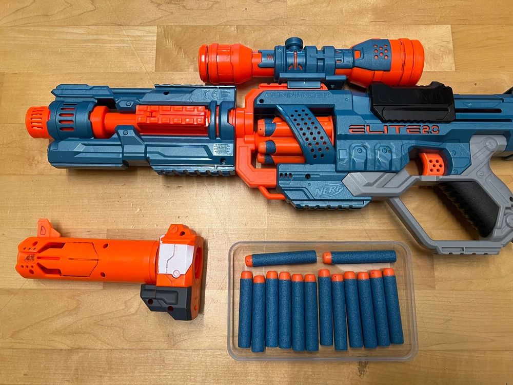 Nerf Elite 2.0 mit viel Zubehör | Kaufen auf Ricardo