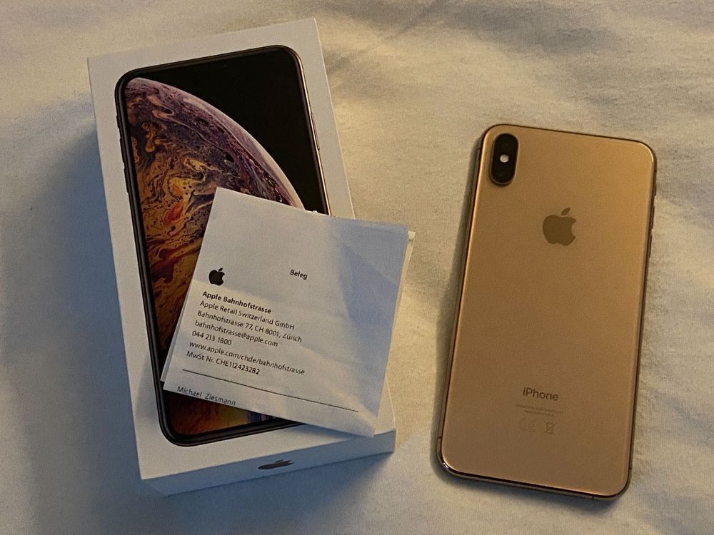 iPhone XS Max, 64 GB, Gold | Kaufen auf Ricardo