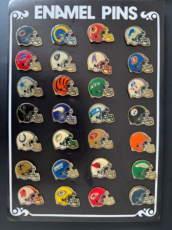Rare: American Football NFL Helm Pin Set (Redskins Version!) (Neu ...