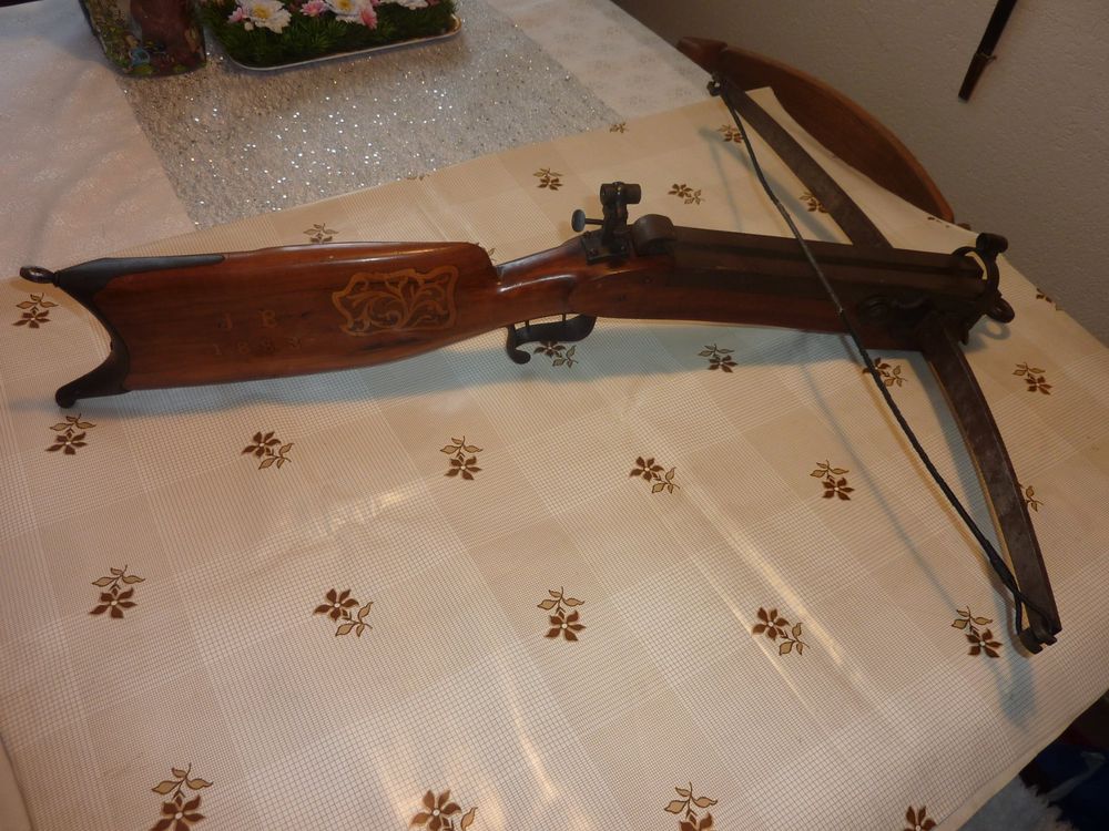 Sehr schöne ältere Sport ARMBRUST 1883 mit Stecher Schiessen (Gebraucht ...
