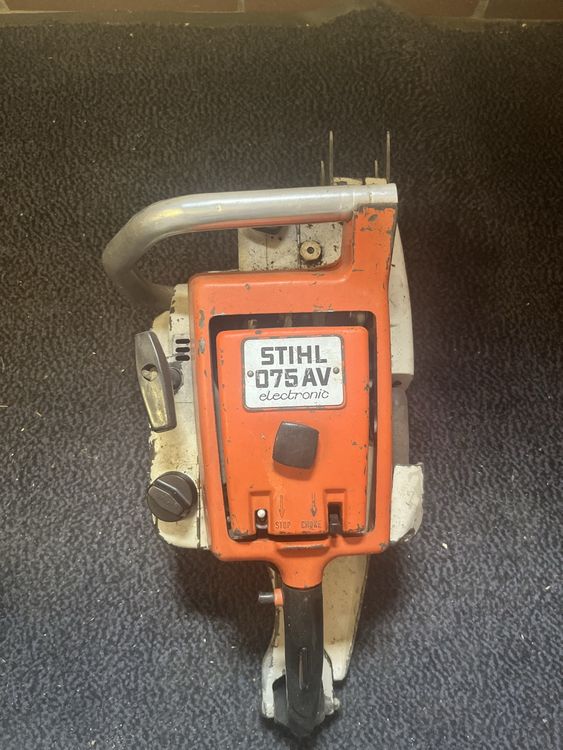 Stihl 075 AV Motorsäge mit Schwert aber ohne Kette (Gebraucht) in ...