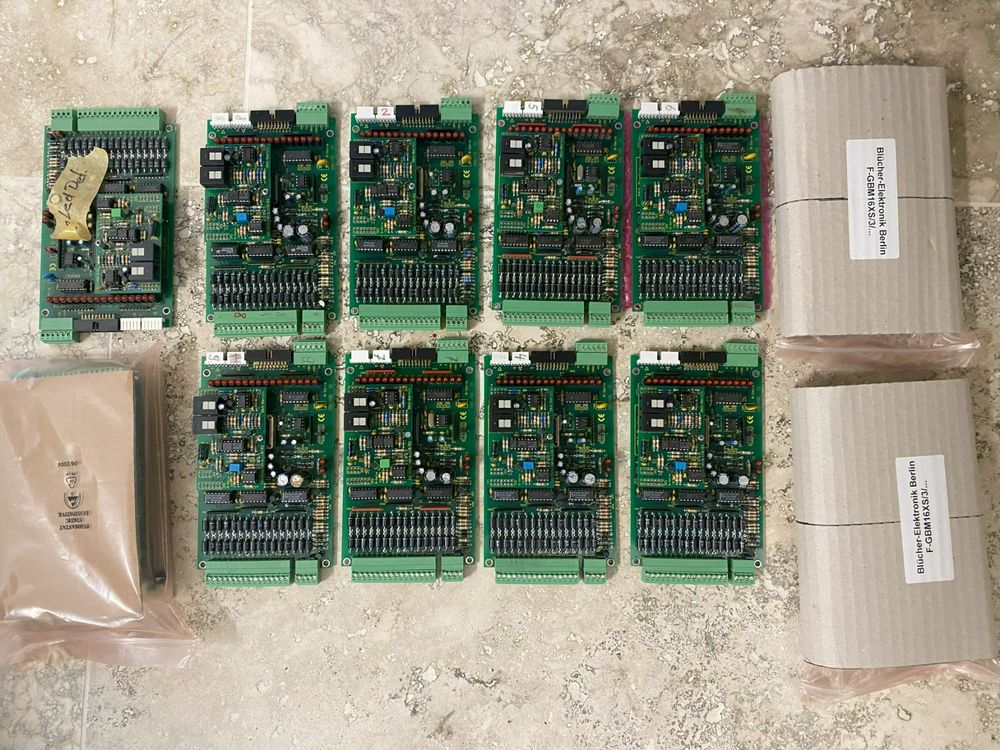 12 Stk. Besetztmelder Blücher GBM 16XS-8A mit LN-Interface (Gebraucht) in Brusino Arsizio für ...