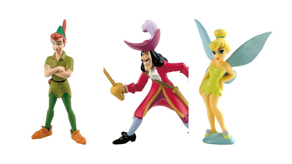 Peter Pan Figuren Set - 3 Figuren Bullyland (Neu und originalverpackt ...