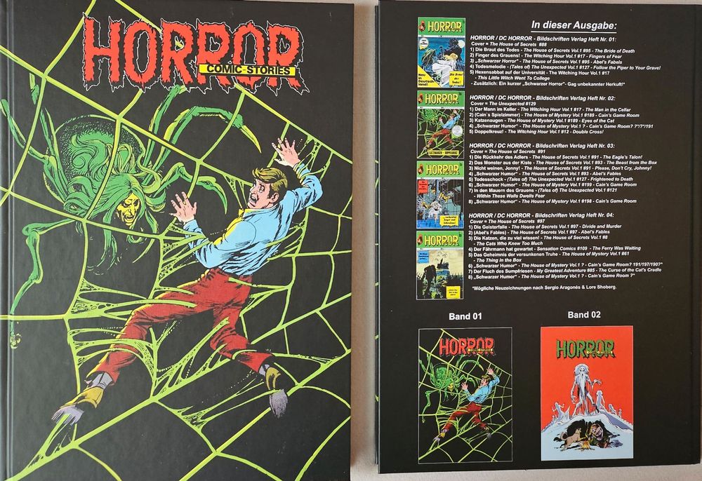 HC HORROR/DC HORROR 1 = #01-#04 BSV/Williams - Ecken - DE (Gebraucht ...