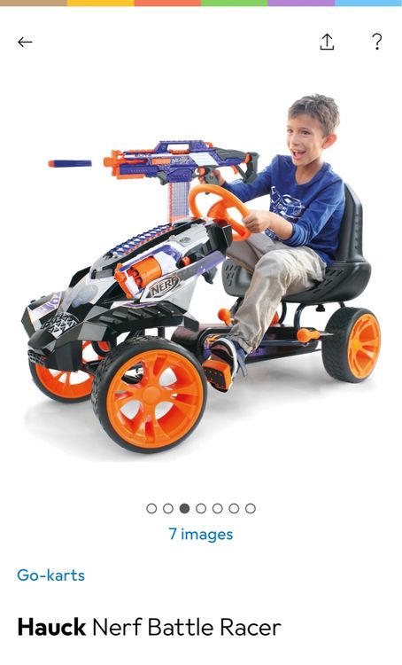 Nerf Battle Racer Pedal Go Kart | Kaufen auf Ricardo