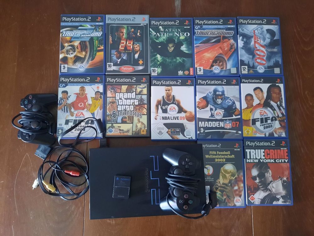 PS2 Set inkl. 12 Spiele und Controller (Gebraucht) in Ipsach für CHF 32 ...