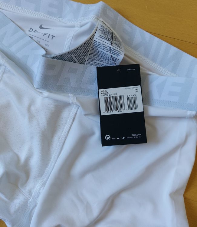 Neue weisse Nike Pro Shorts Gr. XXL | Kaufen auf Ricardo