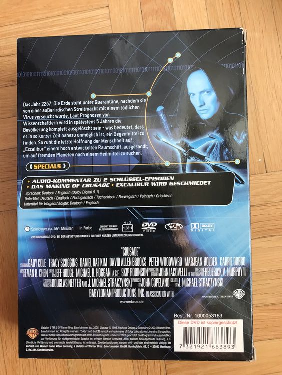 Babylon 5 - Crusade - Komplette Serie - DVD (Gebraucht) in Zürich für CHF 9.95 – mit Lieferung ...