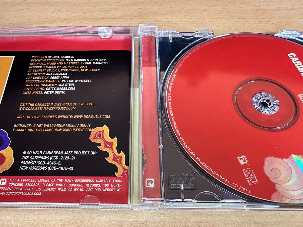 Caribbean Jazz Project, Dave Samuels – Birds Of A Feather (Gebraucht ...