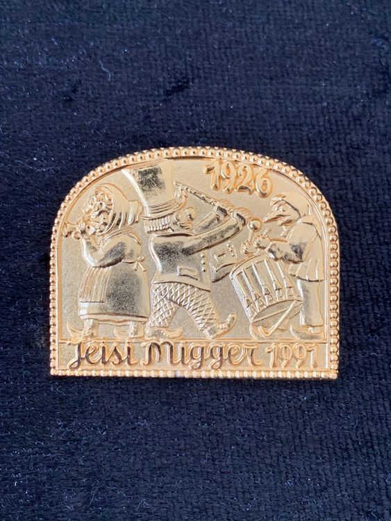 Plakette JEISI MIGGER 1991 GOLD (Gebraucht) in Basel für CHF 10 – mit ...