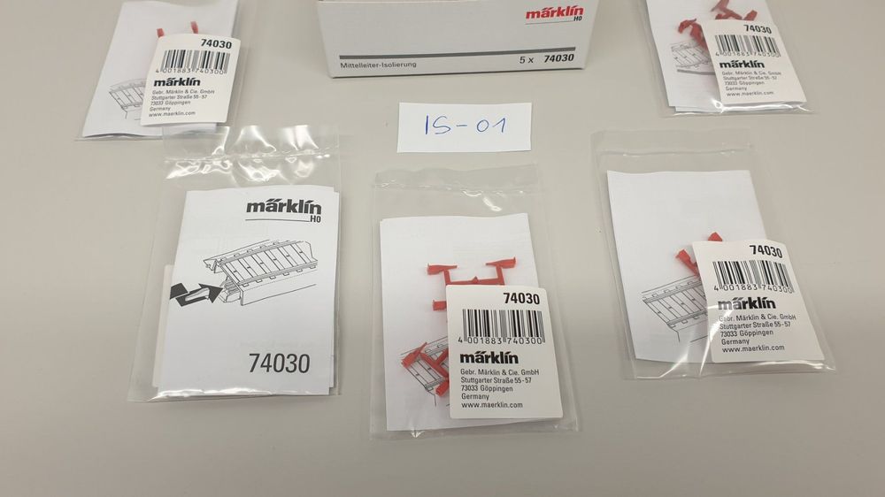 Märklin 74030 Mittelleiter-Isolierung--IS-01 | Kaufen auf Ricardo