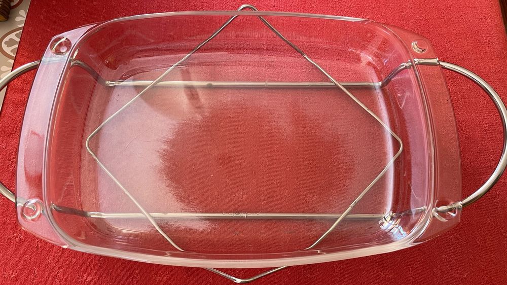 Pyrex Style Auflaufform mit Tragegestell (Gebraucht) in Basel für CHF ...