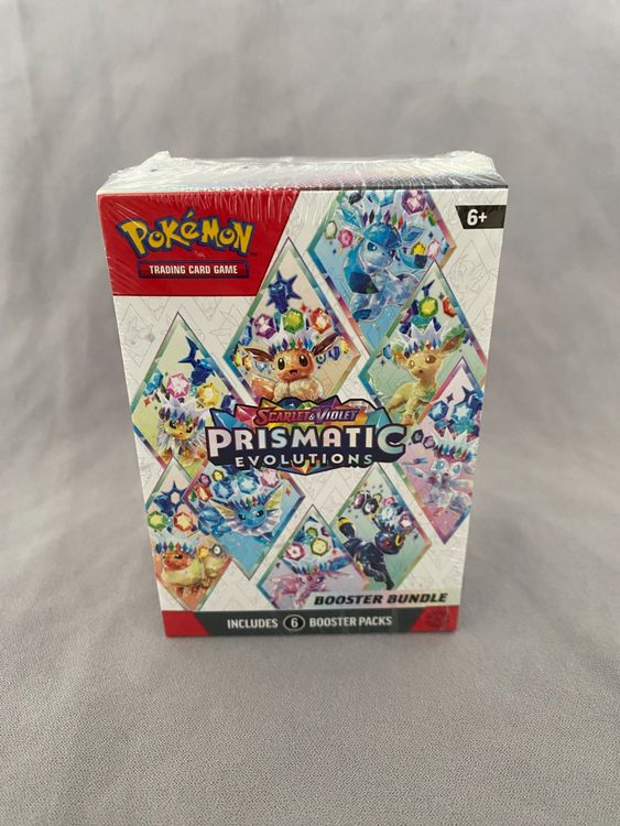 Pokémon Prismatic Evolutions EN Booster Bundle OVP/Sealed (Neu und originalverpackt) in ...