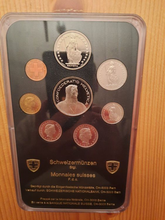 Schweizermünzen Stgl. 1987 Münzsatz Zustand gem. Bilder (Gebraucht) in Oberuzwil für CHF 17 ...