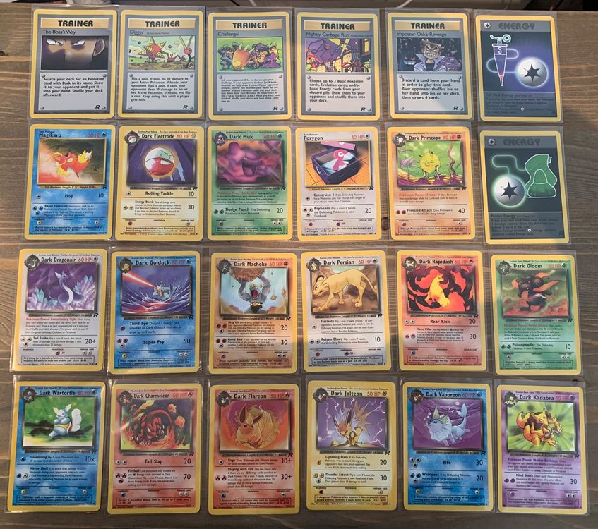 komplett Team Rocket Uncommon Set ENG Pokemon complete | Kaufen auf Ricardo