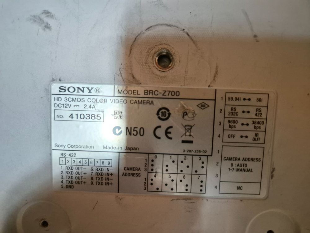 sony PTZ camera complet set z700 | Kaufen auf Ricardo