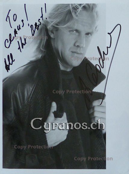 Alexander Godunov (1949-1995) STIRB LANGSAM 1988 - Autogramm (Gebraucht ...