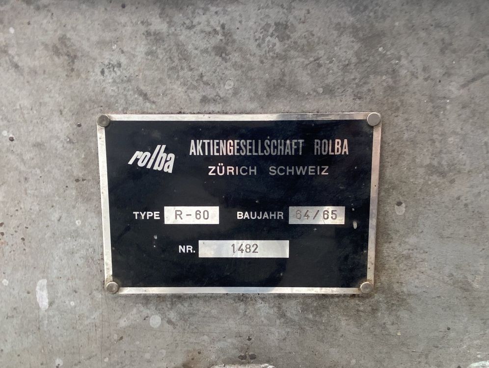 Rotax Rolba Snow Baby R60 Baujahr 1964/1965 Schneefräse (Defekt) in ...
