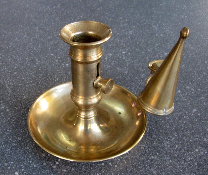 Kammerleuchter Messing, höhenverstellbar mit Kerzenlöscher (Gebraucht) in Bischofszell für CHF ...